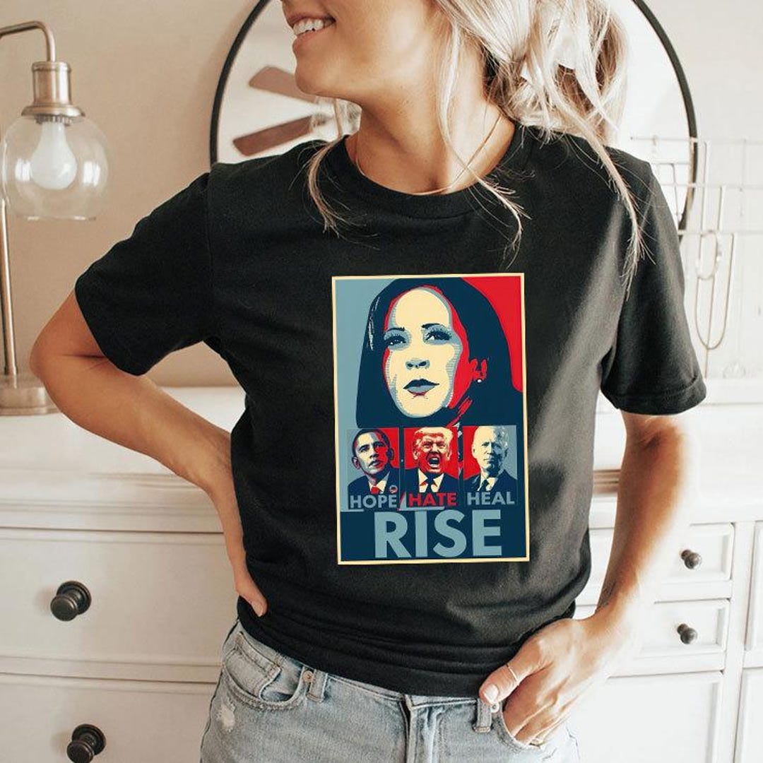 Hope Hate Heal Rise Anti Trump Shirt - Etsy