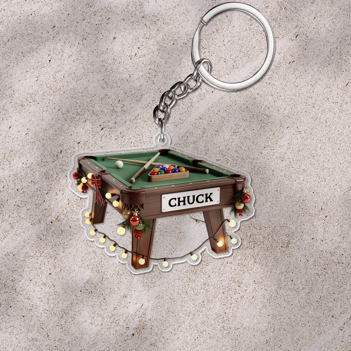 Personalized Billiards Pool Table Ornament, Pool Player Gift, Snooker ...