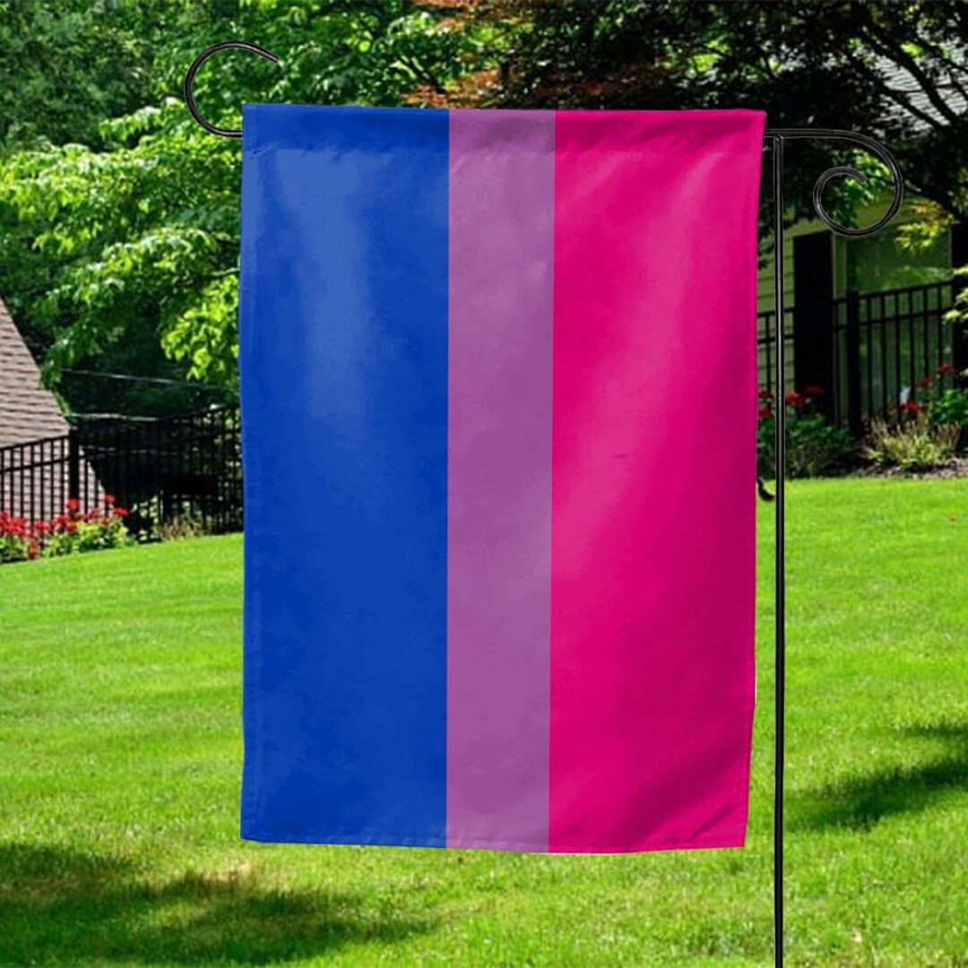 Bi Pride Garden Flag, Rainbow Pride Lesbian Gay Transgender Garden Flag ...