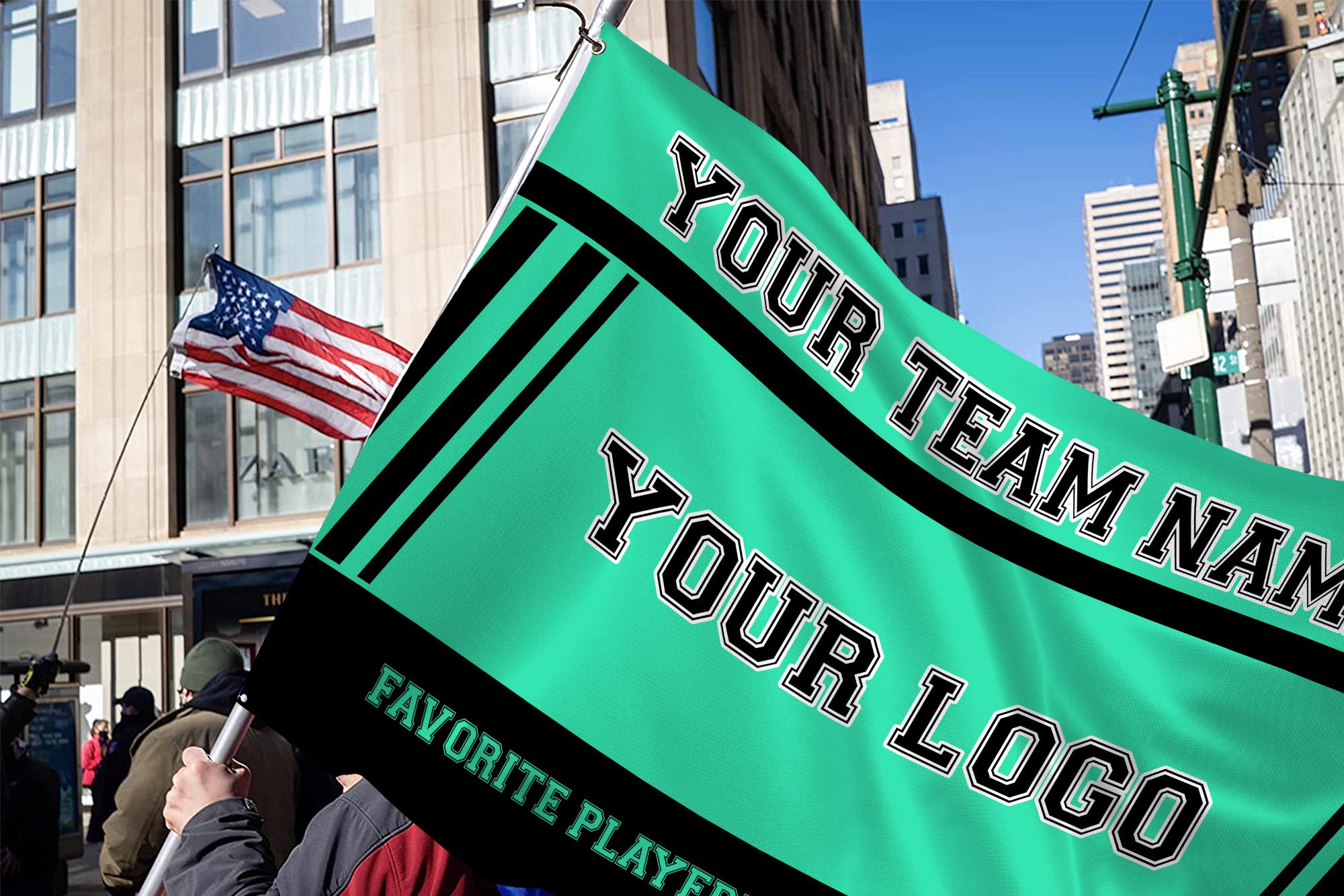 Personalized Sports Team Flags, Double Sided, Customized Garden Flag ...