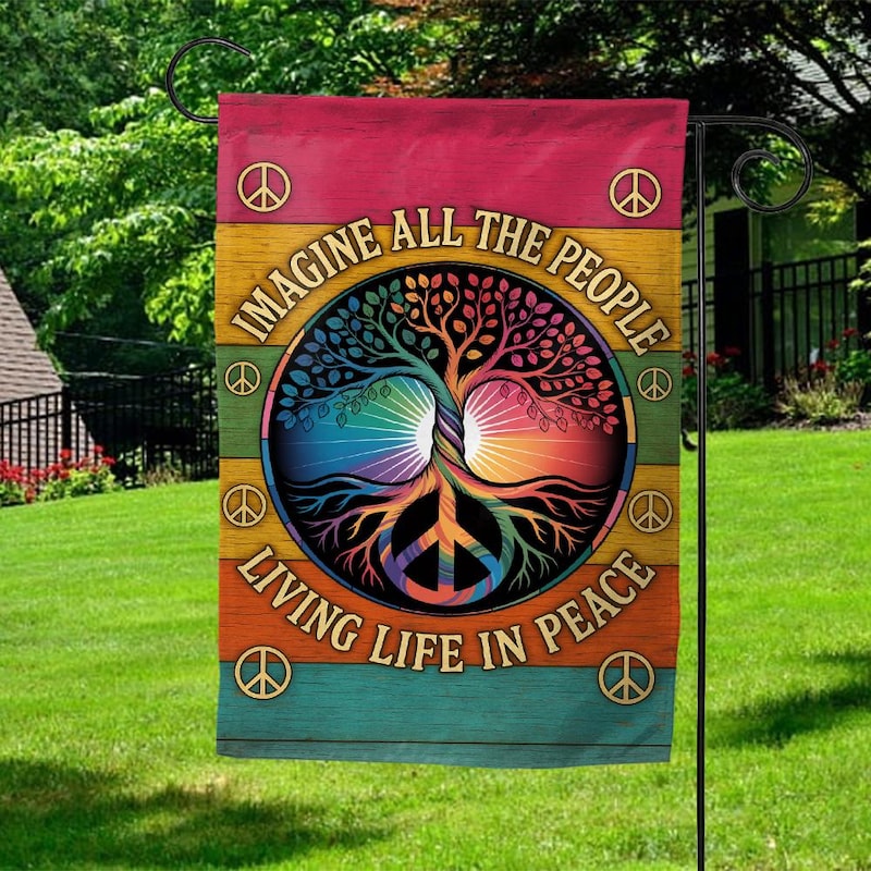 Hippie Flag - Etsy