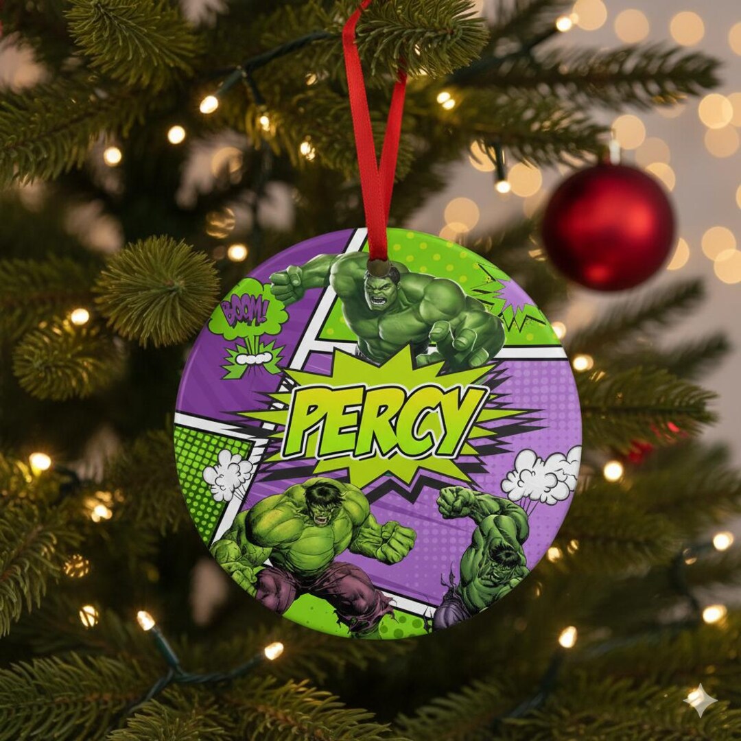 Hulk Ornament/hulk Customized Ornament/ornament Personalized 2025 ...