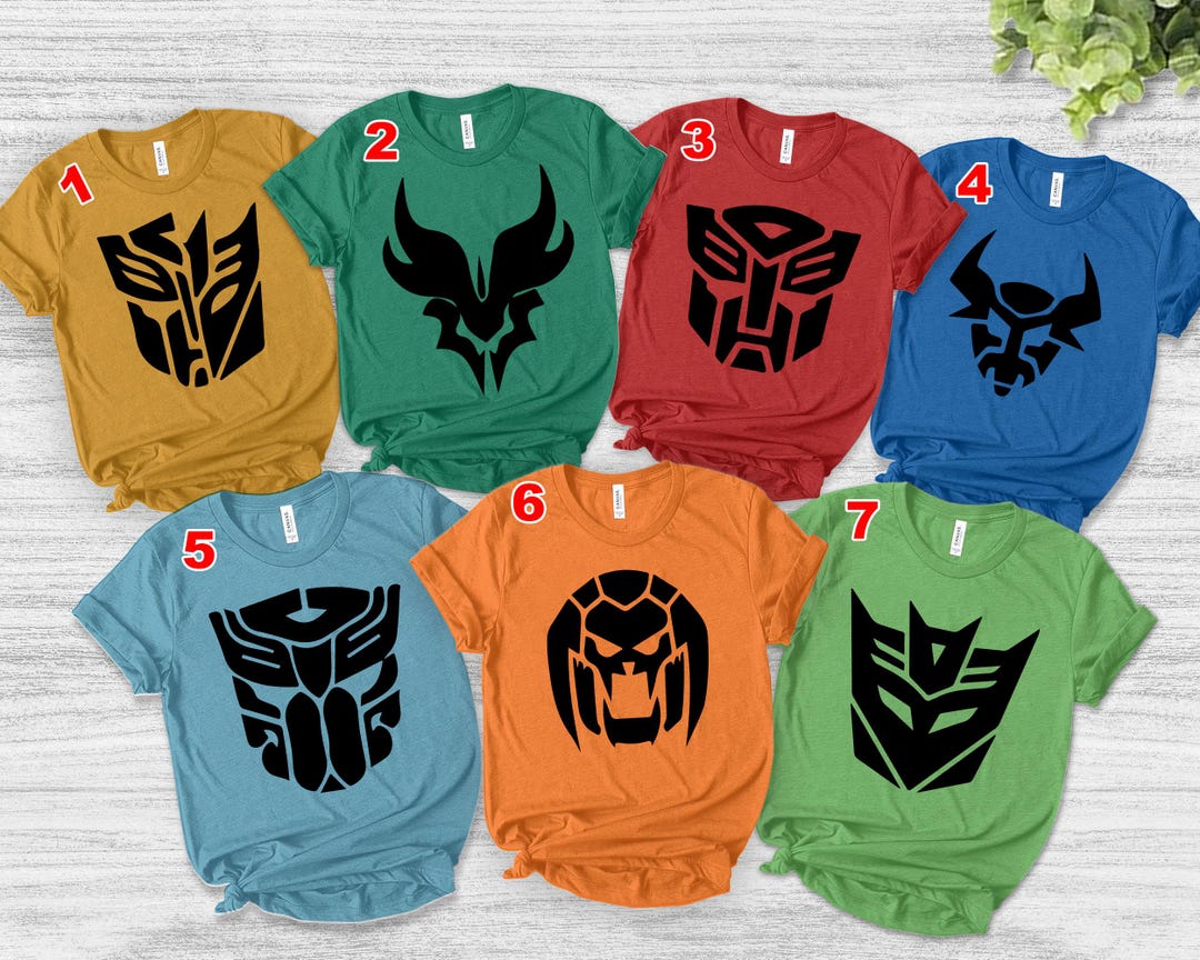 Custom Transformer Birthday Shirt, Auto Bots Family Matching Birthday ...