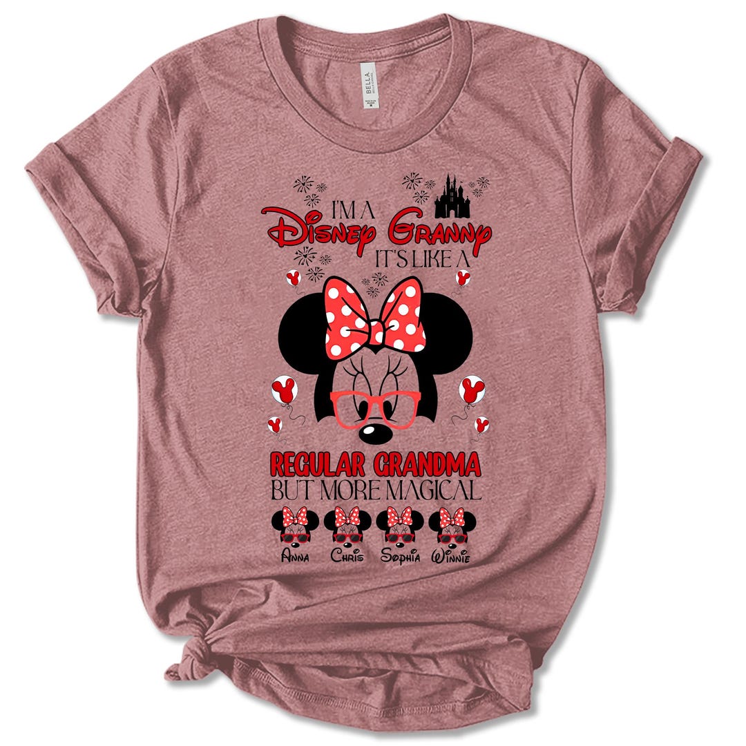 Mom Mom Grandpop but More Magical Shirt Minnie Mickey Grandma Grandpa ...