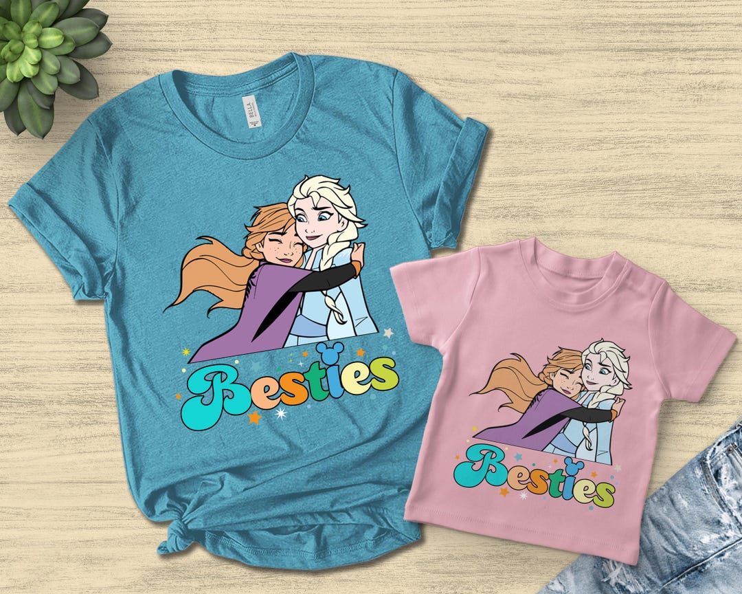 Besties Disney Shirt, Princess Elsa Shirt, Princess Anna Shirt, Disney ...