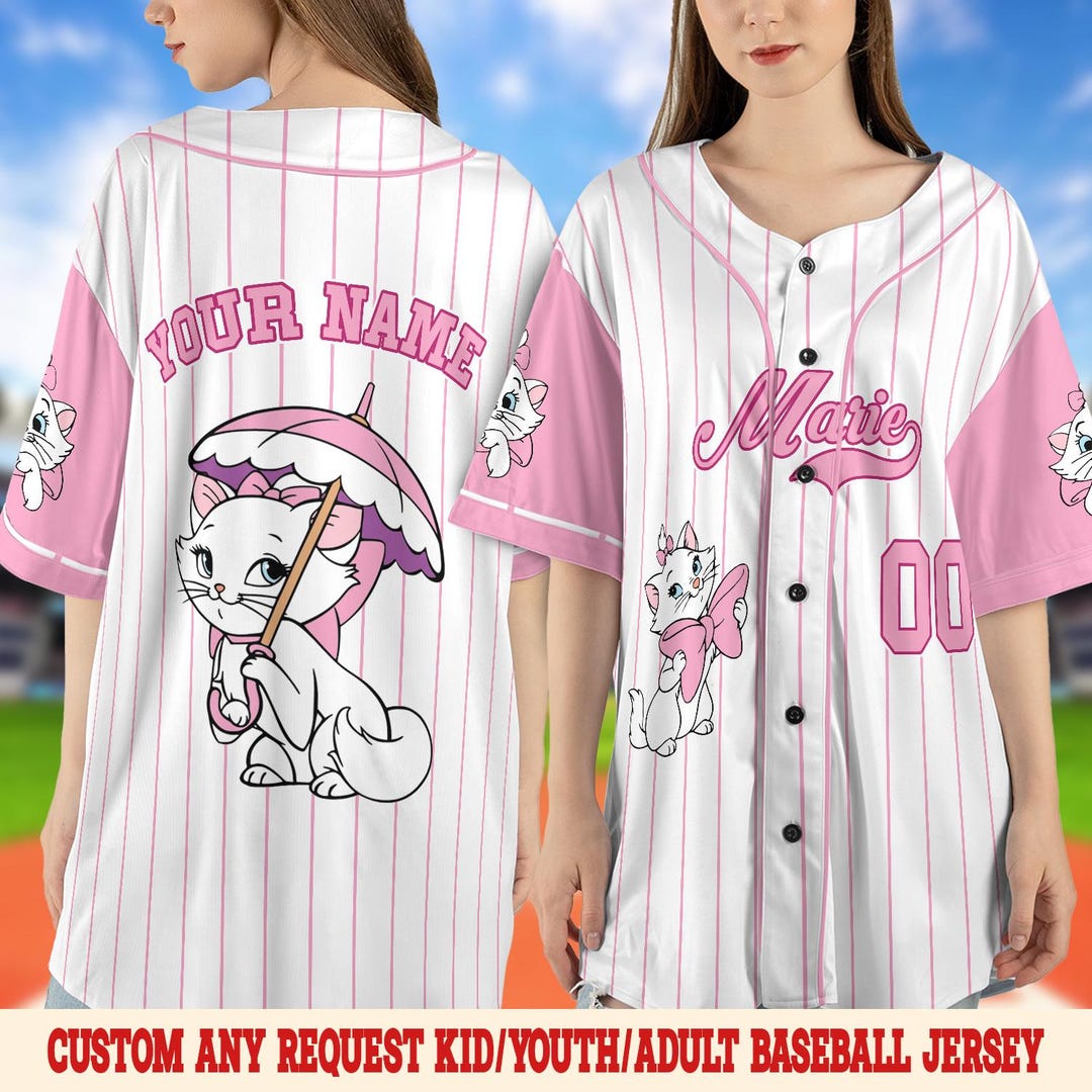 The Aristocats Marie Jersey Shirt, Disney the Aristocats Baseball ...