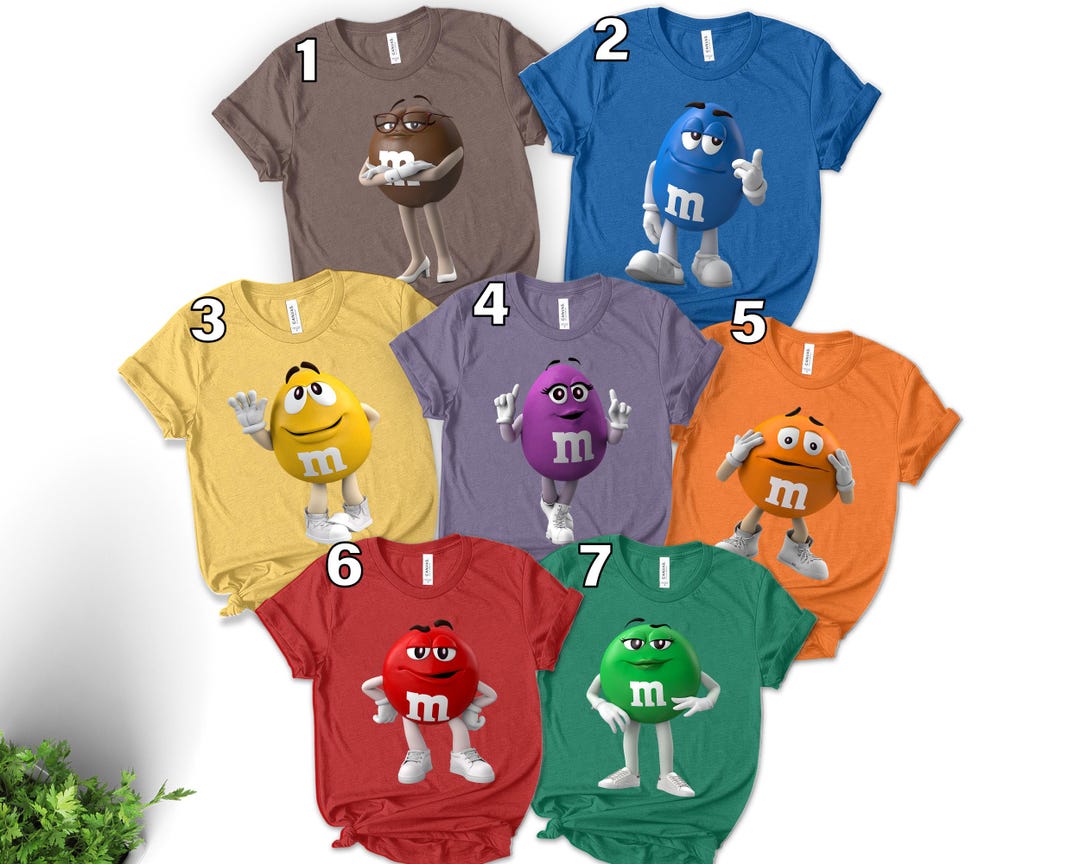 Matching Costume Shirt, M and M Shirt Halloween Costume Shirt, Group M ...