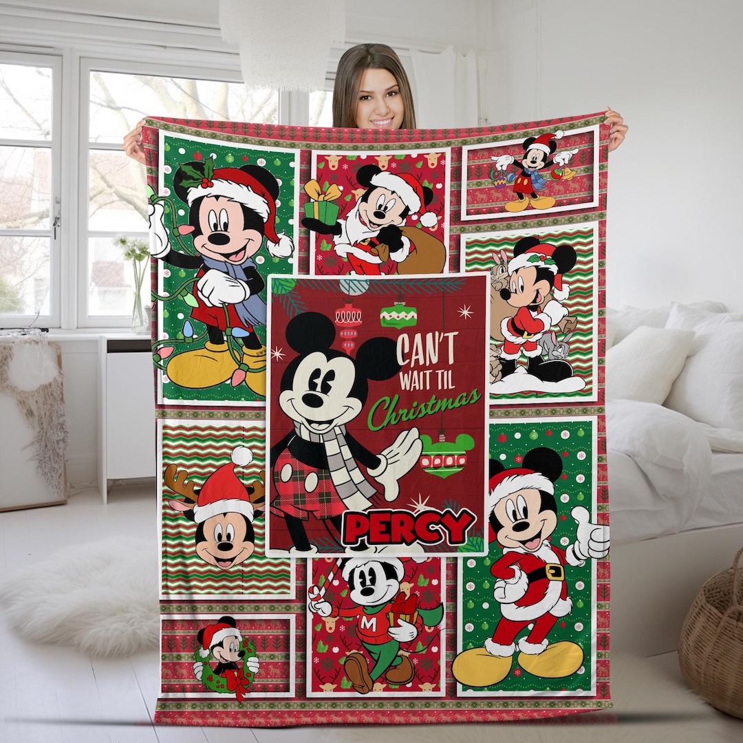 Mickey Mouse Blanket, Mickey Mouse Fleece Blanket, Disneyland Mickey ...