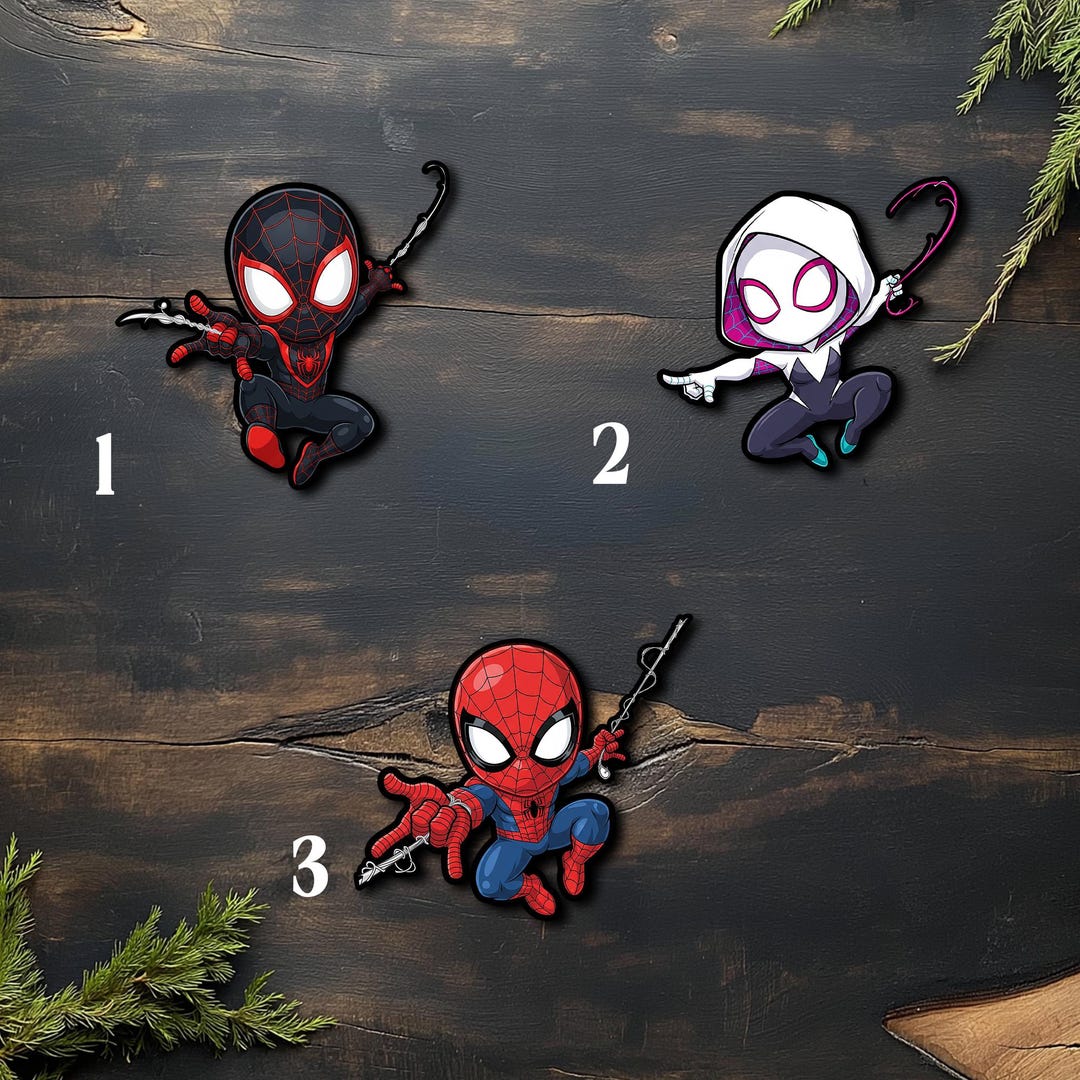 Spidey Spider Man Spider Verse Craft Peeker Peeking Car Window Decals ...