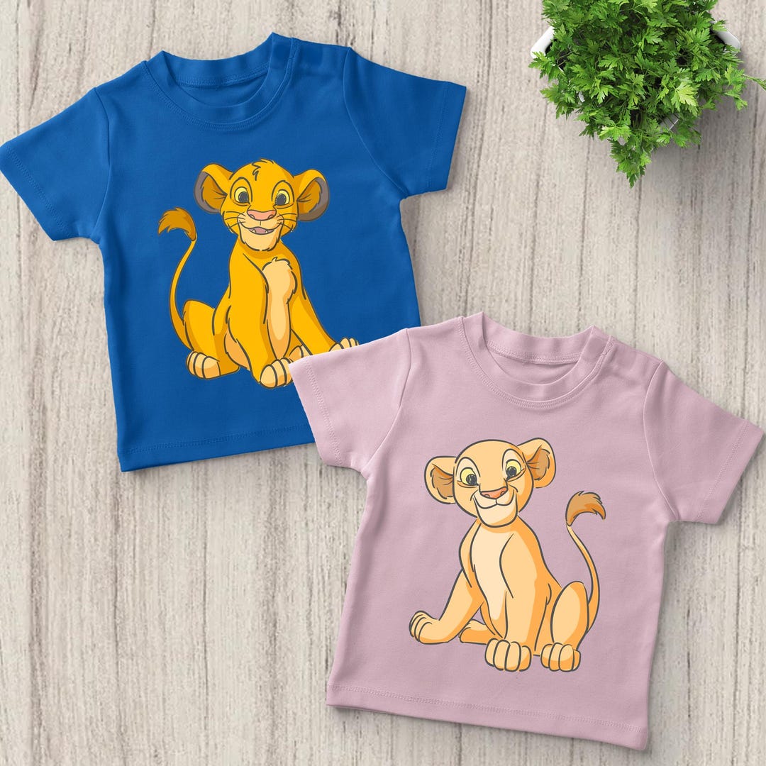 Simba and Nala Couple Shirt, Lion King Shirt, Simba Shirt, Animal ...
