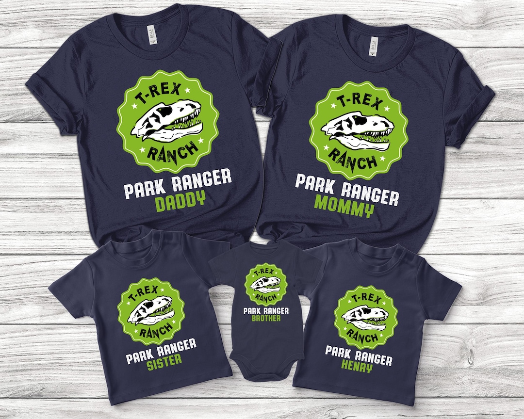T-rex Ranch Park Ranger Shirt/t-rex Ranch Park Ranger Shirt/t-rex ...