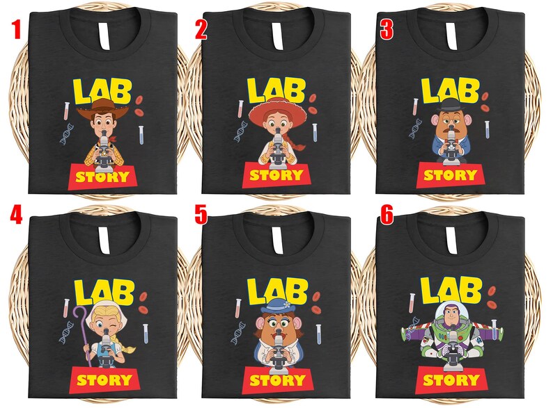 Lab Week 2026 Toy Story Shirt, Lab Story Science Team Tee, Funny Lab ...