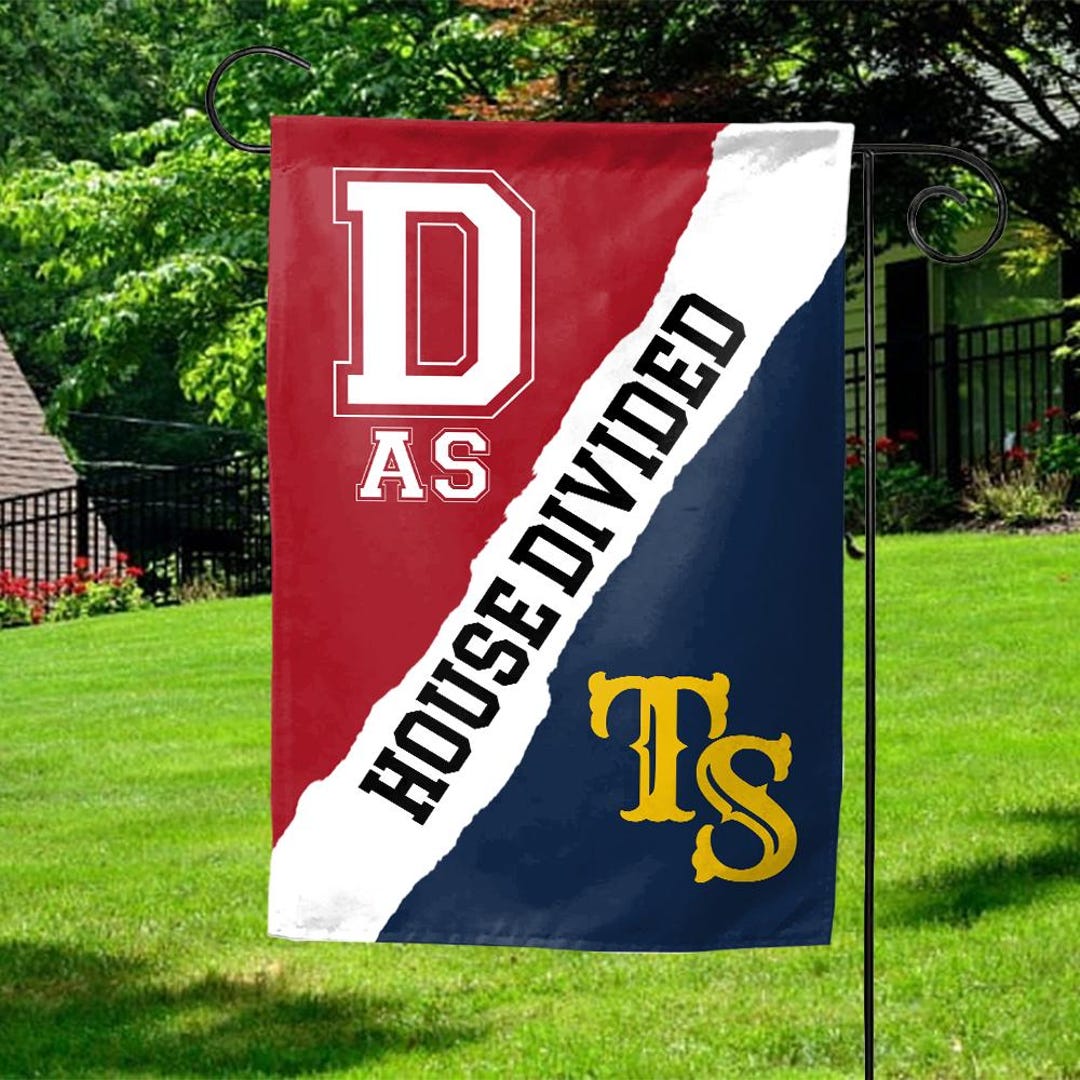 Custom Team House Divided Garden Flag/personalized House Divided ...