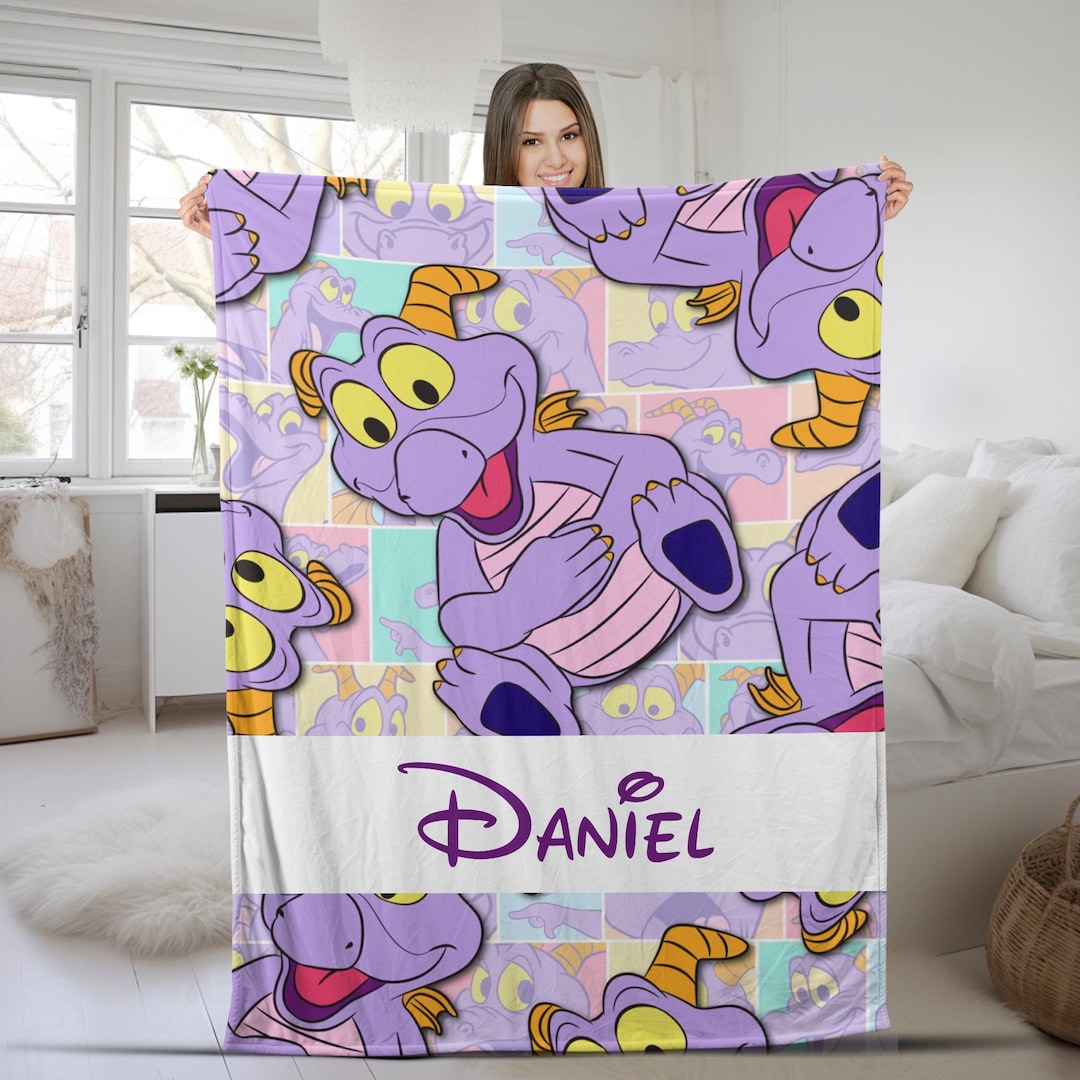 Custom Disneyland Figment Blanket Epcot Festival of Arts Figment One ...