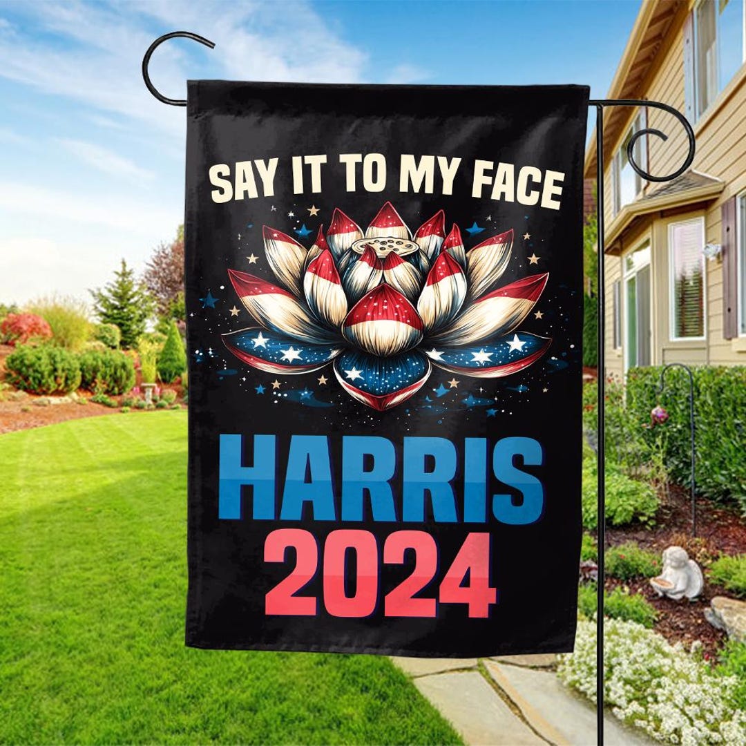 Lotus for Potus Yard Sign, Harris Sign, Kamala Harris, Harris 2024 ...
