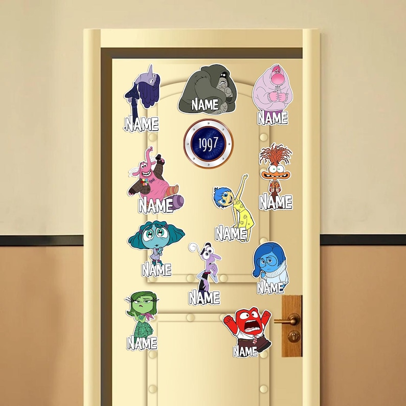 Personalized All Character Inside Out 2 Disney Cruise Magnet,joy ...