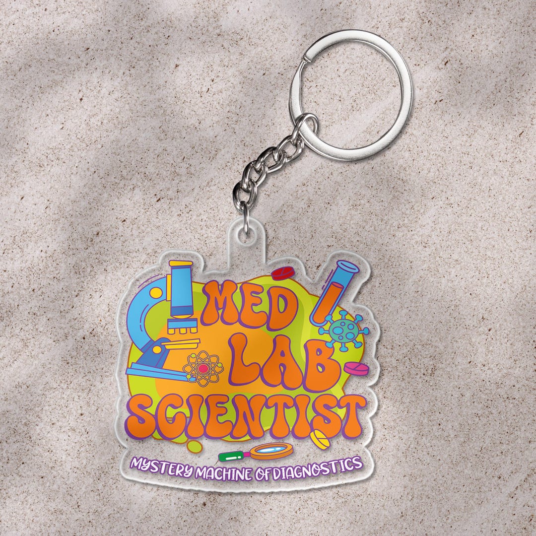Lab Week 2025 Keychain/reel Lab Week Gif/lab Scientist Badge Blood Bank ...