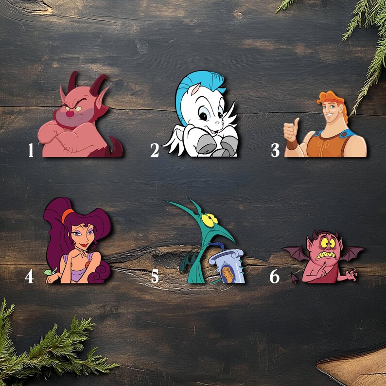 Hercules Peeker Peeking Car Window Decals - Bumper Waterproof Stickers ...