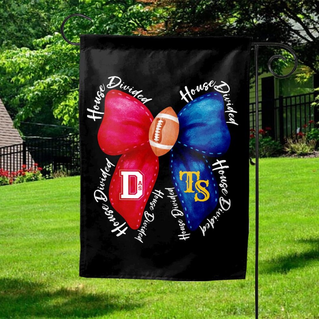Custom Team House Divided Garden Flag/personalized House Divided ...
