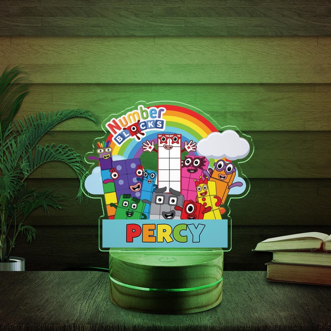 Numberblocks Birthday Night Light/numberblocks Night Light/numberblocks ...