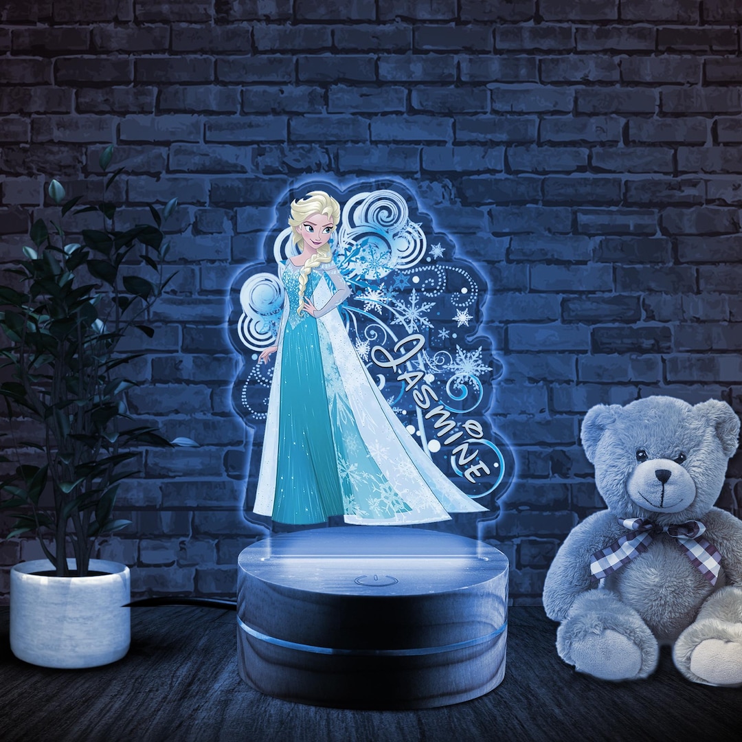 Personalized Frozen Night Light,personalised Elsa Frozen,personalized ...
