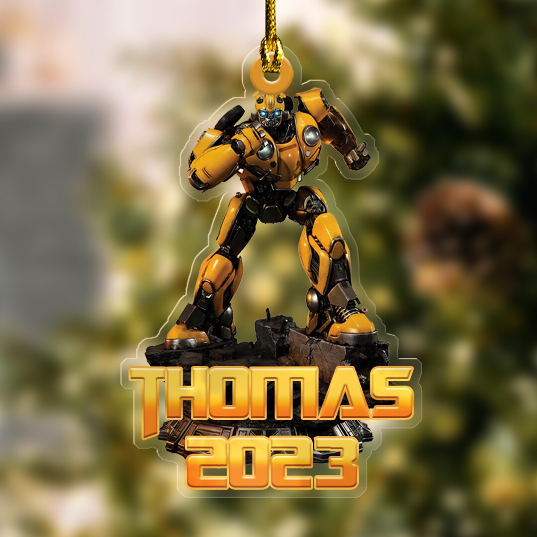 Custom Bumblebee Christmas Ornament, Personalized Name Kids Ornaments ...