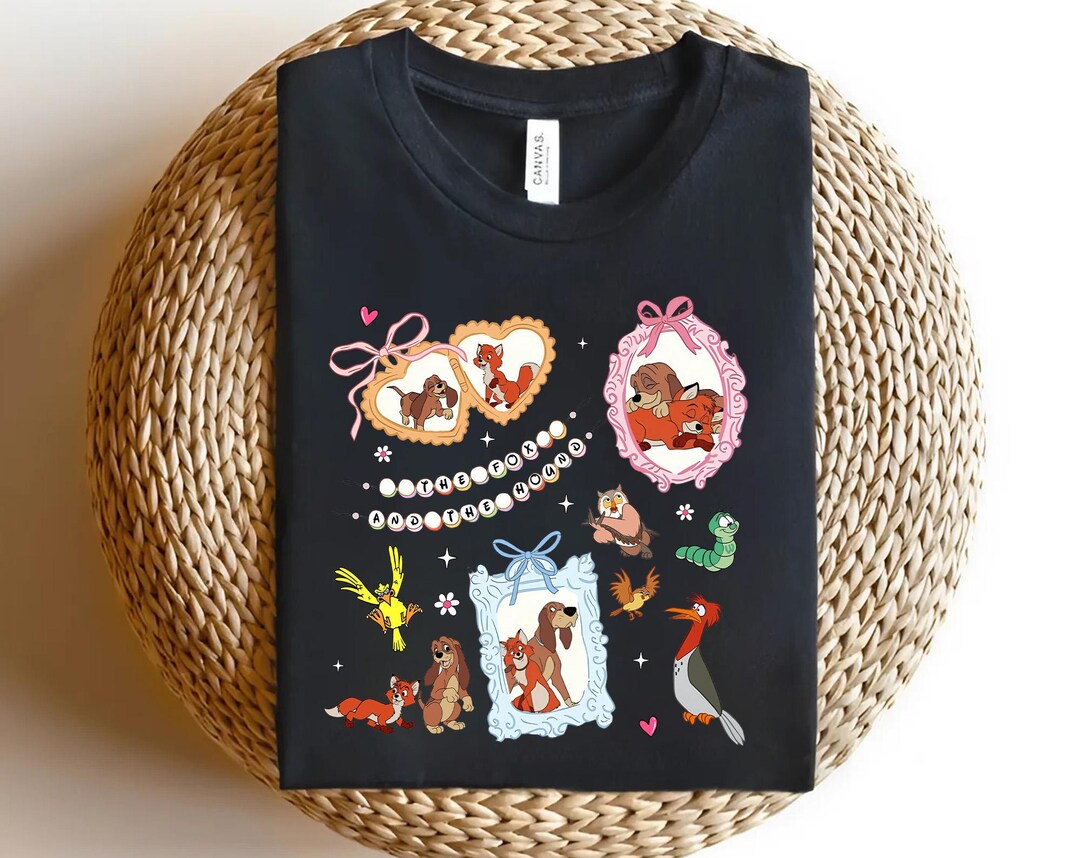 Disney the Fox and the Hound Coquette Bow Shirt, Magic Kingdom ...