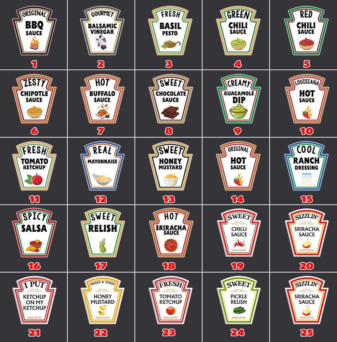 Group Condiments T-shirts, Christmas Matching Condiment Costume Party ...