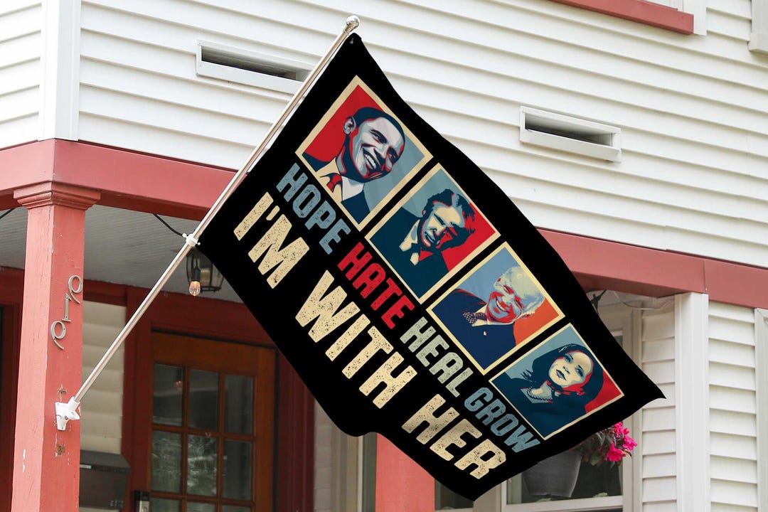 Hope Hate Heal Grow Yes We Kam Yard Sign, Kamala Harris Support Yard ...