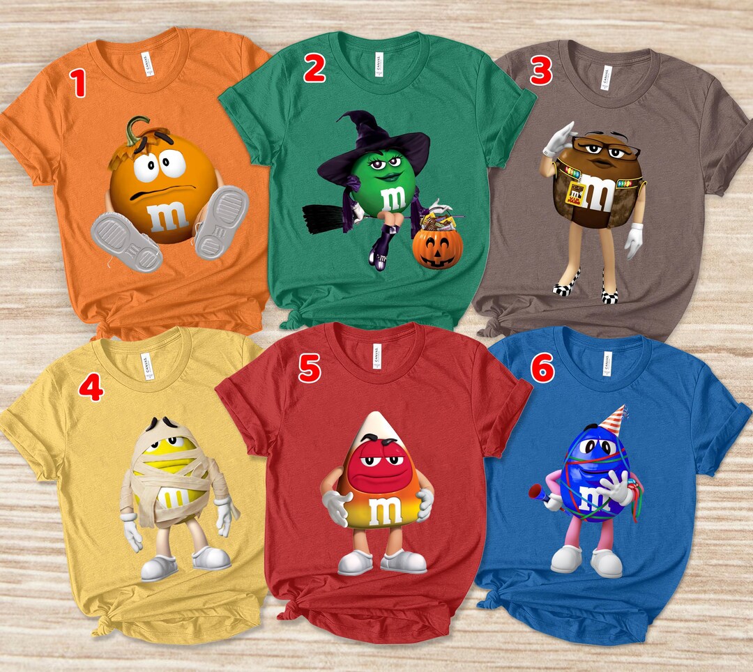 M&M Candies Shirt, M and M Matching Family Shirt, Group MM Shirt ...