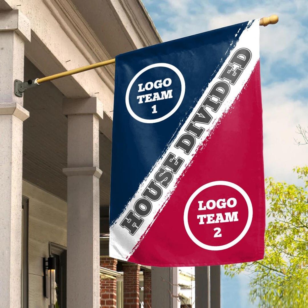 Custom House Divided Flag, Custom Flag, House Divided Flag, Flag ...
