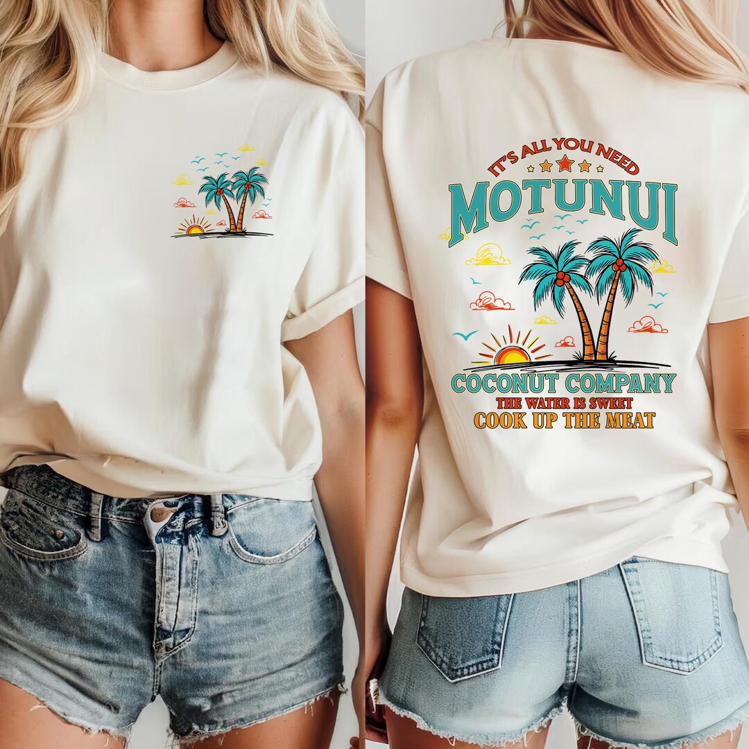 Motunui Coconut Co Shirt, Moana Princess Shirt, Motunui Maui Movie ...
