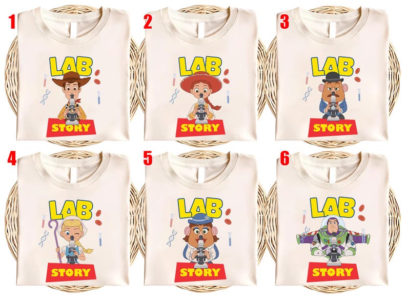 Lab Week 2026 Toy Story Shirt, Lab Story Science Team Tee, Funny Lab ...