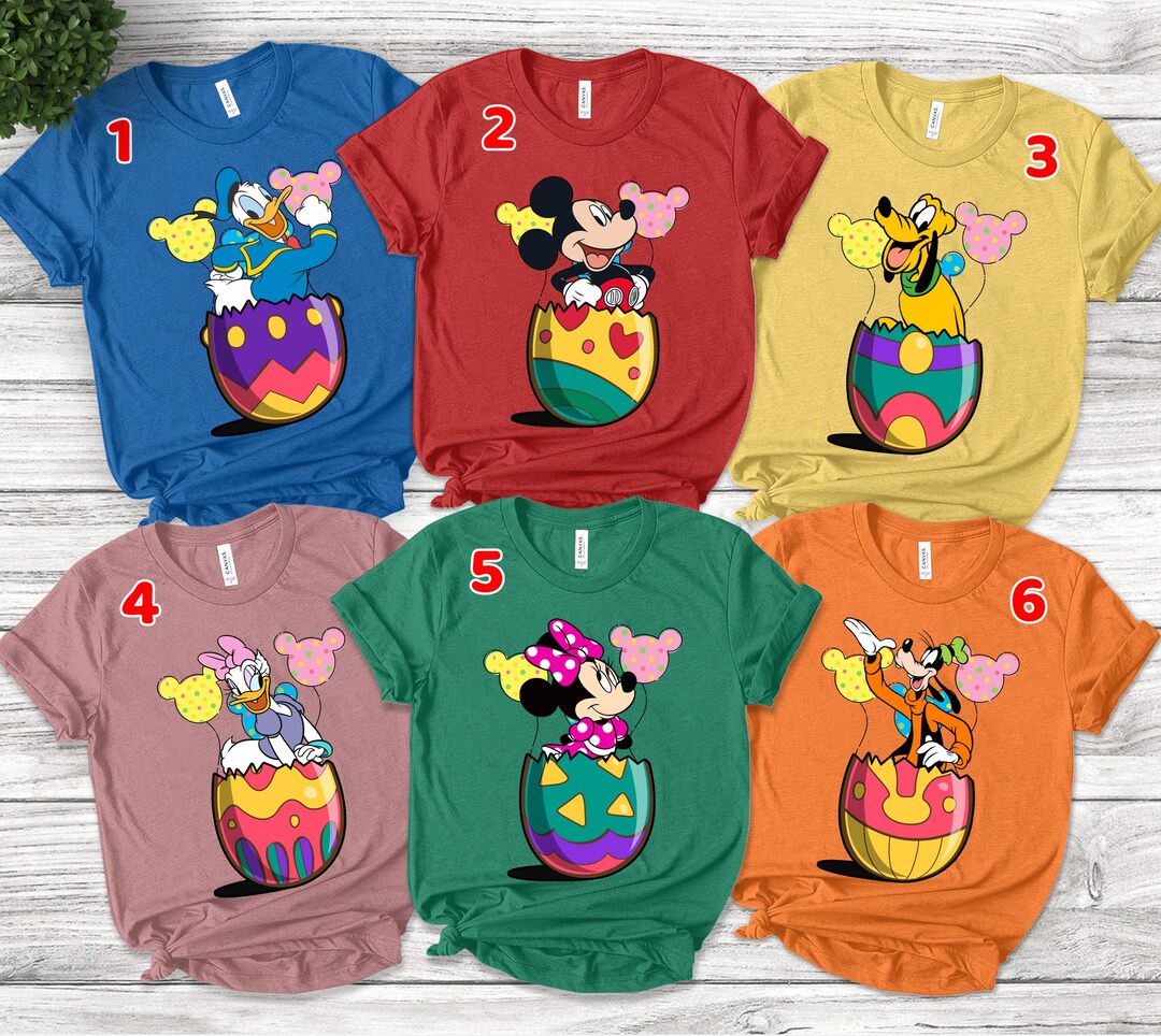 Disney Easter Shirt 2025/mickey and Friends Bunny Ears Shirts/disney ...