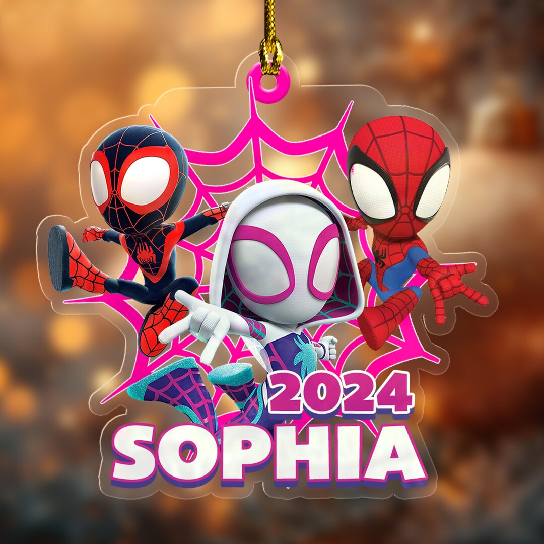 Personalized Spidey and His Amazing Friends Cutout Ornament/spidey ...