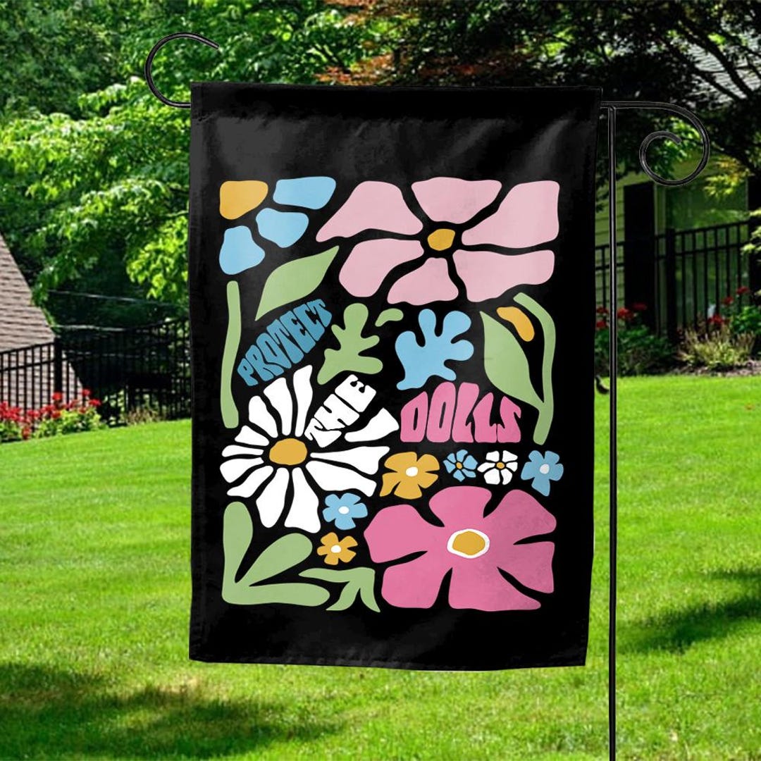 Protect the Dolls Flag/gender Equality Flag/feminist Flag, Human Rights ...