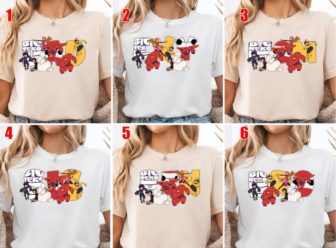 Personalized Big Hero 6 Baymax Disney Birthday Shirt, Baymax Tadashi ...