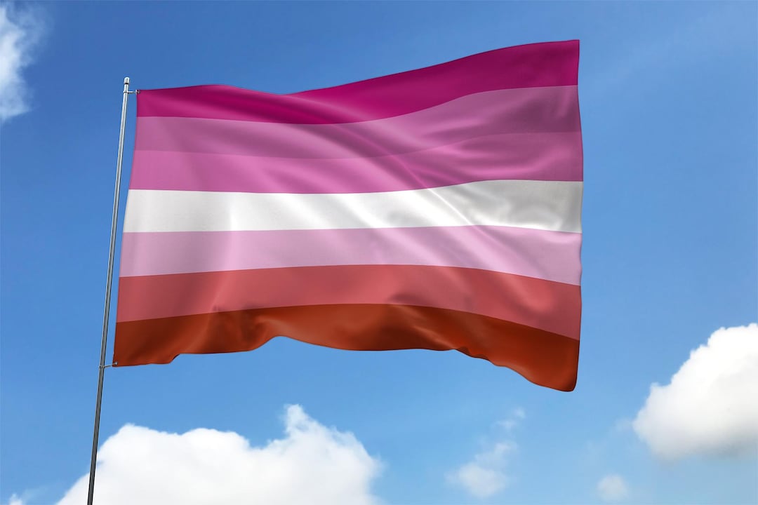 Lesbian Plain House Flag, Rainbow Pride Lesbian Gay Transgender House ...