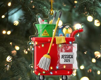Personalized Housekeeping Christmas Ornament 2025, Housekeeping ...