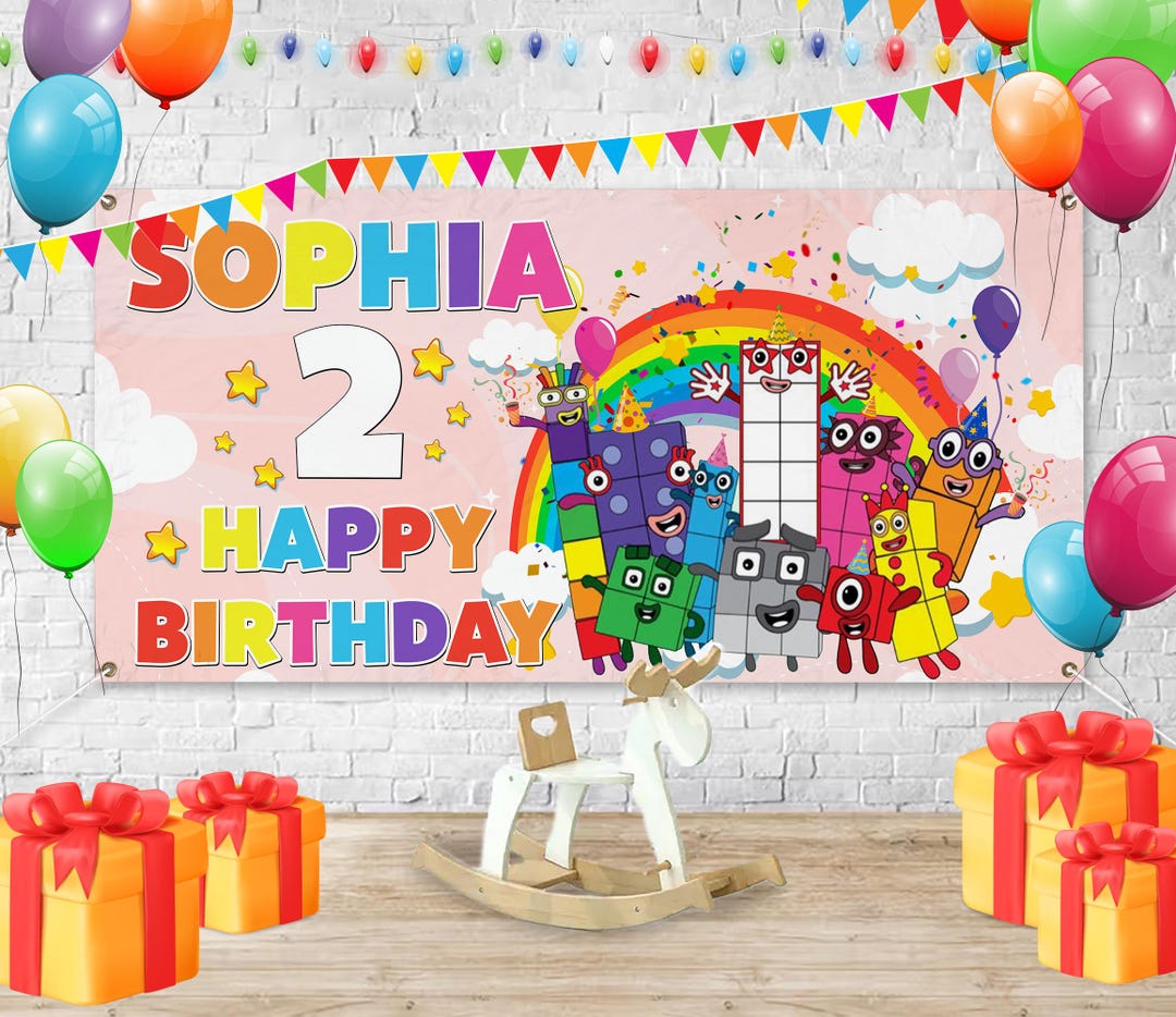 Numberblocks Birthday Banner, Numberblocks Birthday Banner ...