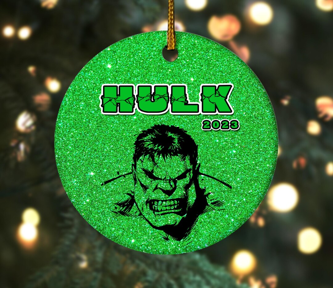 Hulk Christmas Ornament, Personalized Name Ornament, Boys Christmas ...