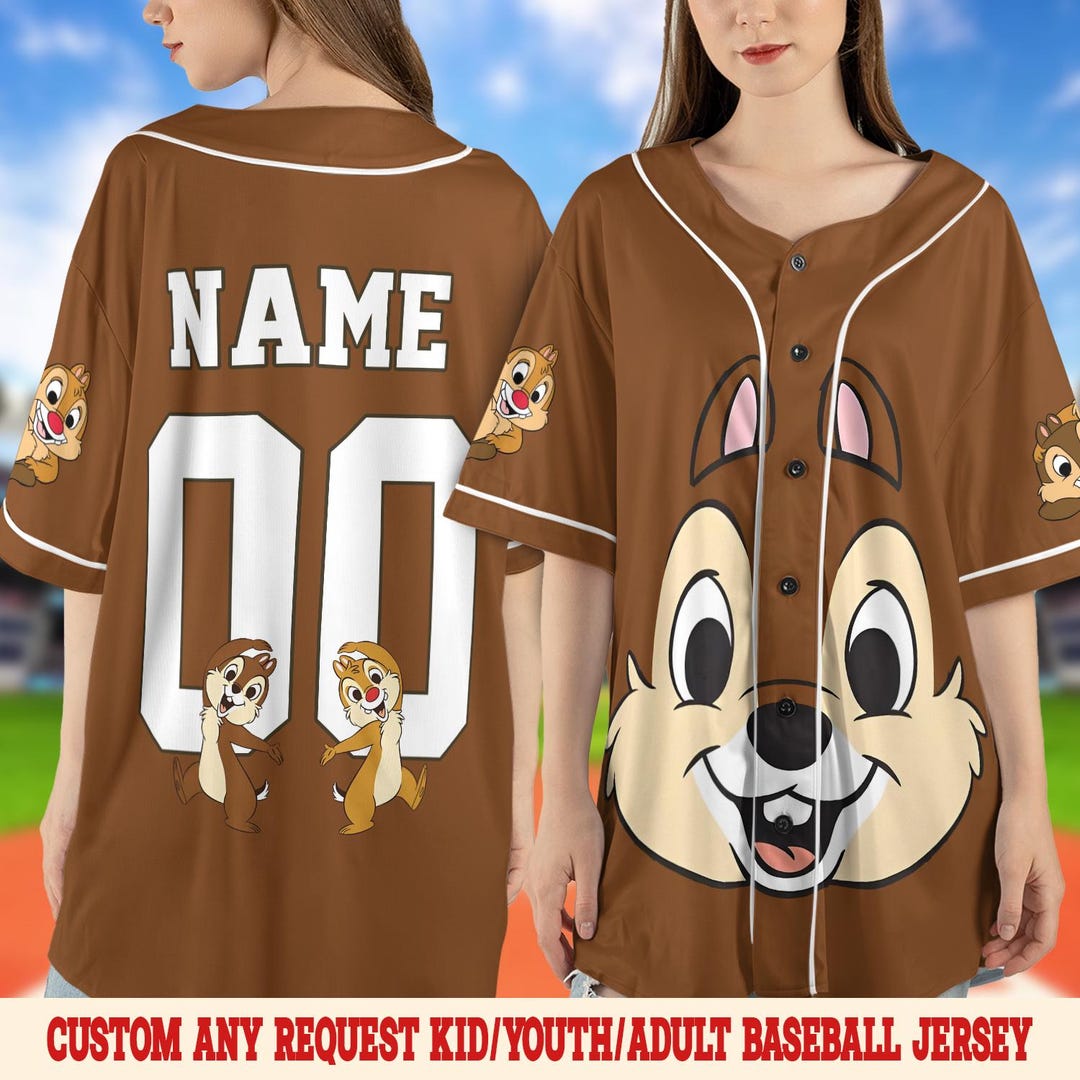 Disney Chip N Dale Rescue Rangers Baseball Jersey, Chip and Dale ...