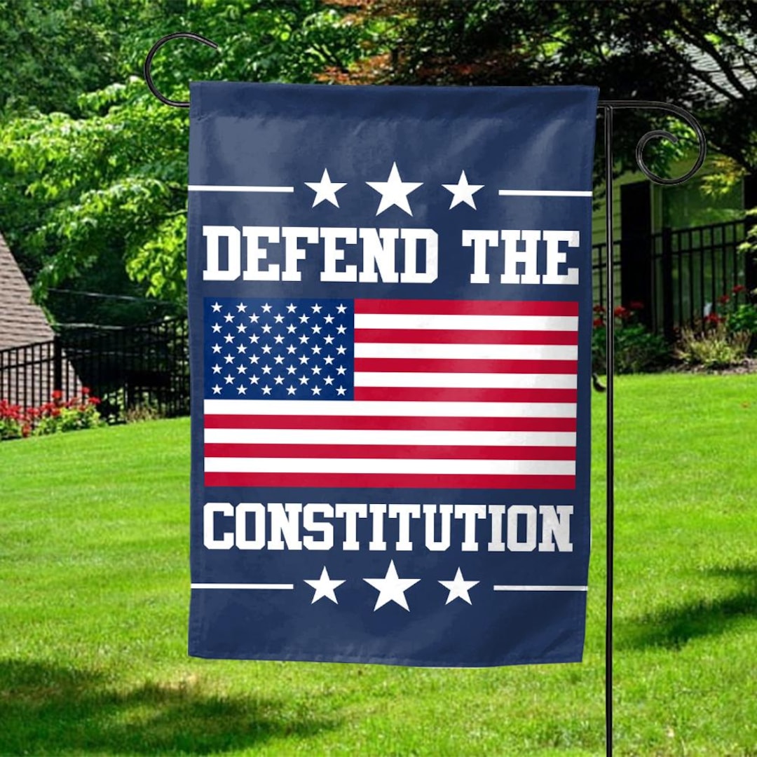 Defend the Constitution Flag – Patriotic American Banner, USA Freedom ...