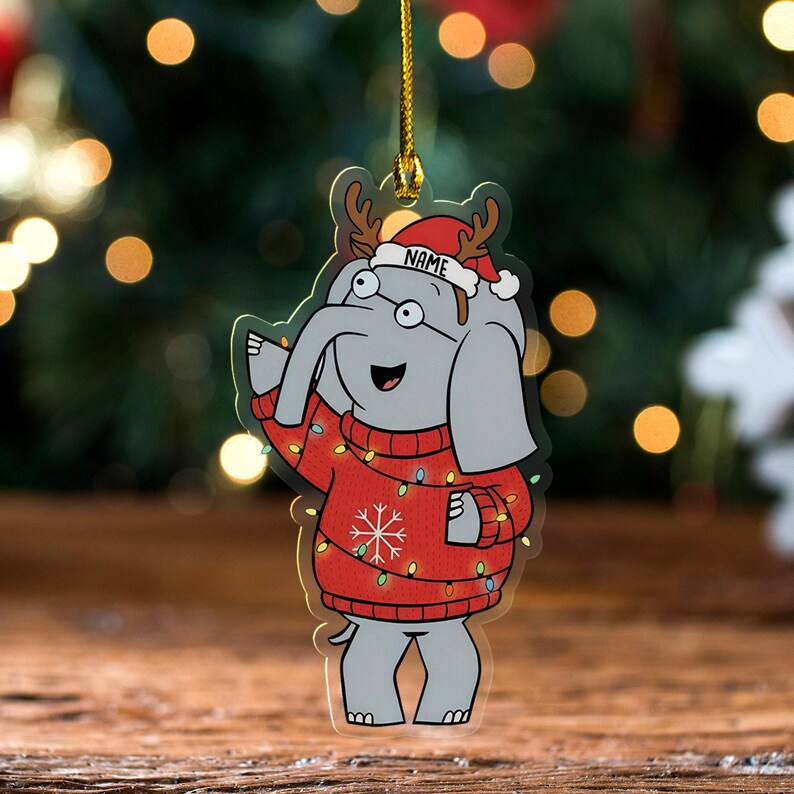 Elephant and Piggie Ornament, Piggie Ornament, Elephant Piggie Pigeon ...