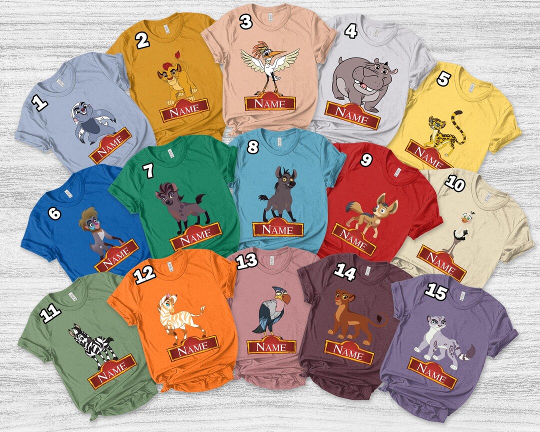 The Lion Guard Birthday Shirt, Lion Guard Birthday Family Shirt, Lion ...