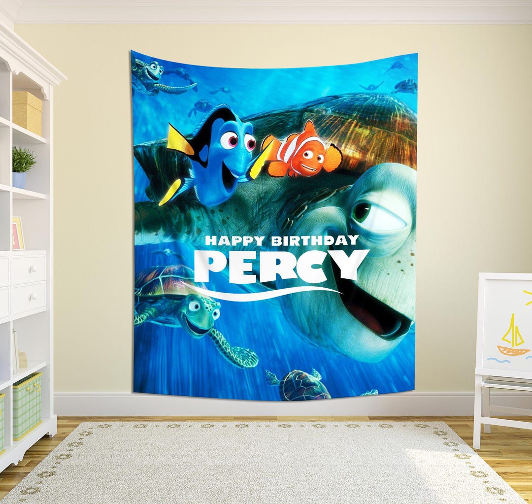 Finding Nemo Birthday Banner, Finding Nemo Movie Birthday Banner ...