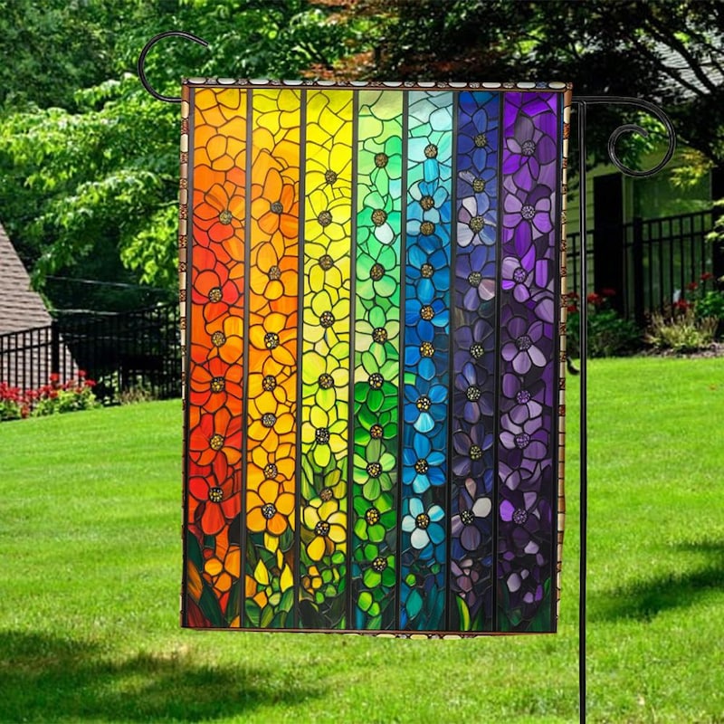 Metal Rainbow Flag - Etsy