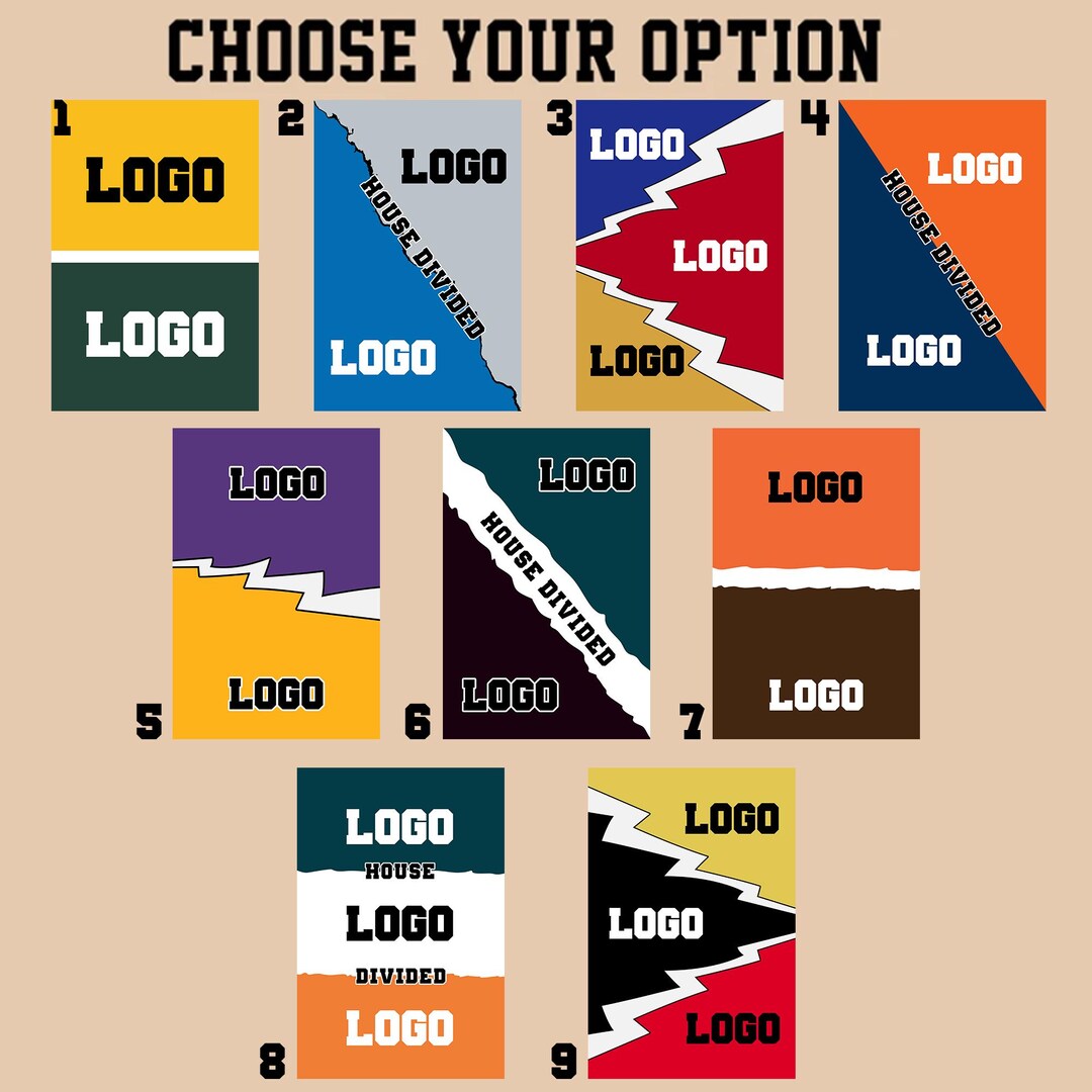 Custom House Divided Flag, House Divided Baseball, Basketball Team Flag ...