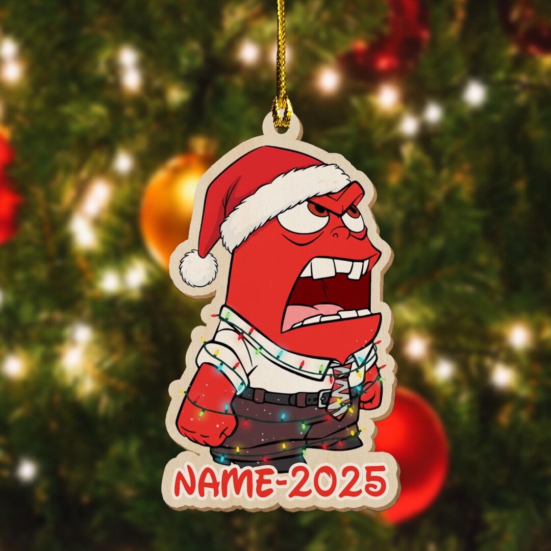 Personalized Disney Inside Out Christmas Ornament, It's Okay to Feel ...