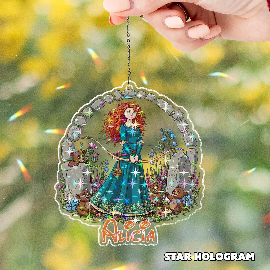 Personalized Merida Ornament/princess Merida Christmas Ornament 2025 ...